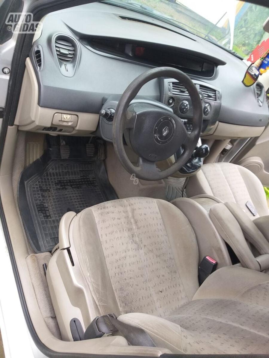Renault Grand Scenic 2005 Viļņa, ar dzinēja tilpumu 1.90 L un nobraukumu 325 tūkst. km par 750 €, foto 8 vietnē AUTOMOTO.COM.LV