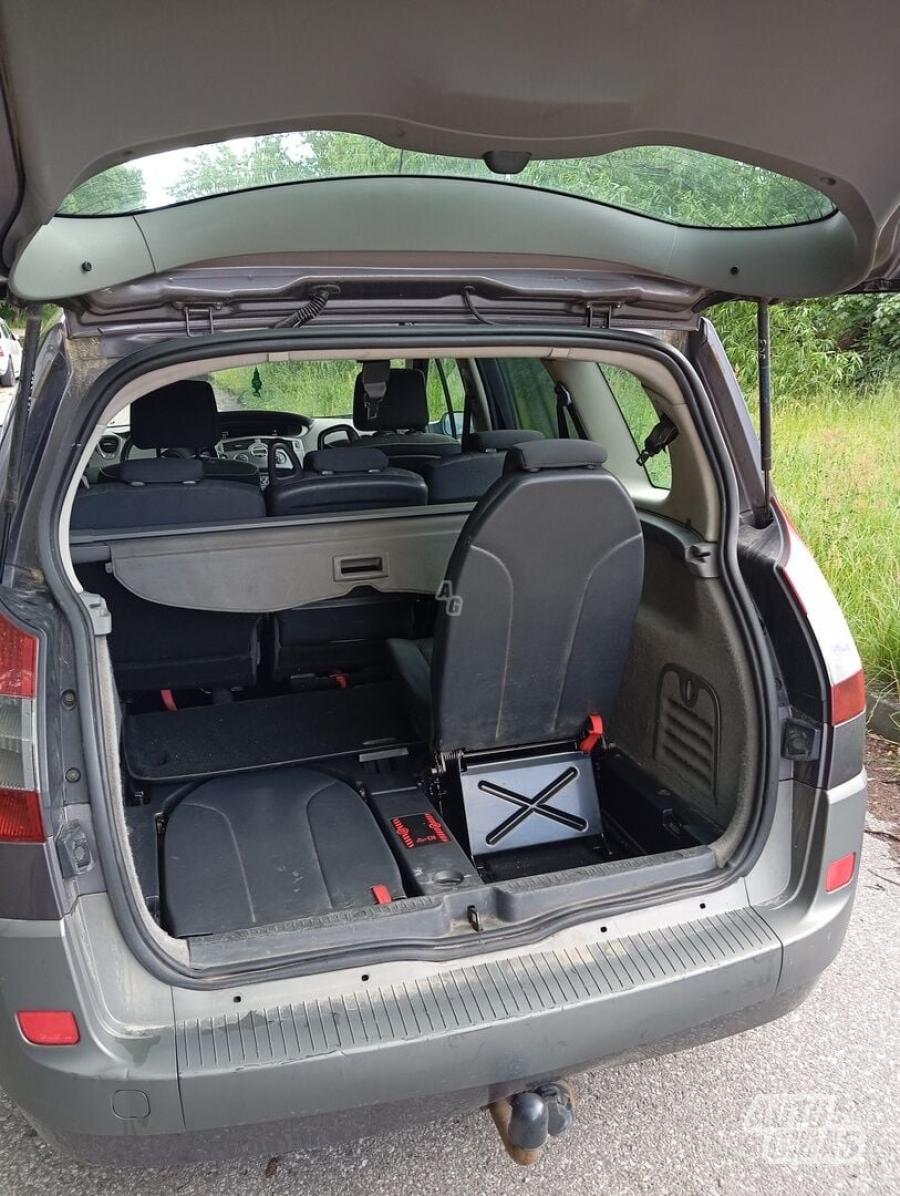 Renault Grand Scenic 2005 Viļņa, ar dzinēja tilpumu 1.90 L un nobraukumu 250 tūkst. km par 400 €, foto 6 vietnē AUTOMOTO.COM.LV
