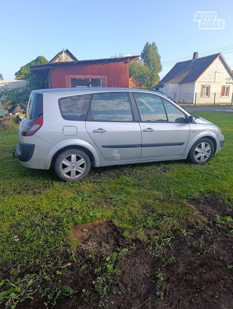 Renault Grand Scenic 2005 in Vilnius, with an engine capacity of 1.90 L and mileage of 338 thousand km for 450 €, photo 4 on AUTOMOTO.COM.LV