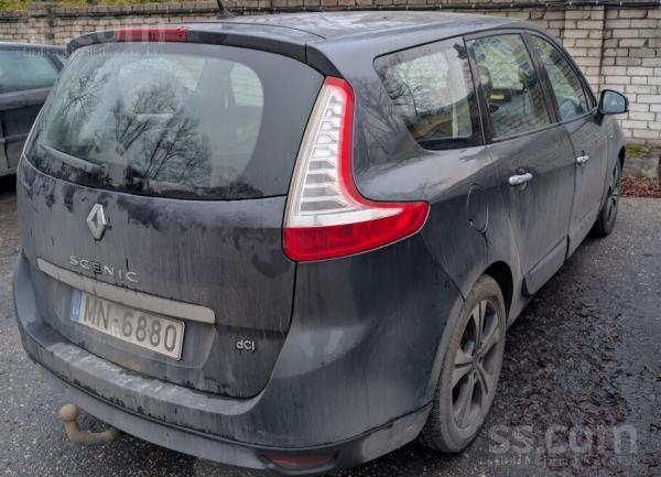 Renault Grand Scenic 2011 in Riga, with an engine capacity of 1.50 L and mileage of 273 thousand km for 1200 €, photo 3 on AUTOMOTO.COM.LV