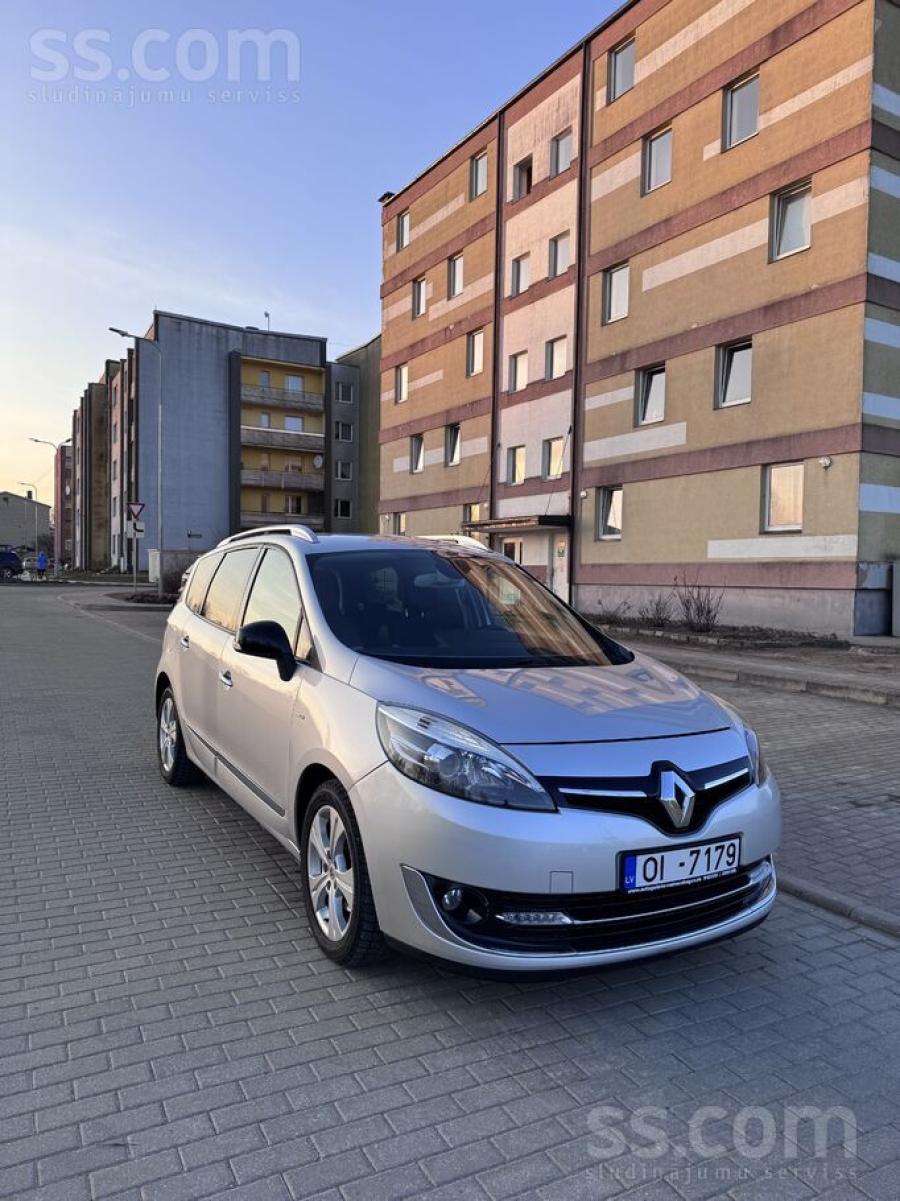 Renault Grand Scenic 2013 in Kuldiga, with an engine capacity of 1.60 L and mileage of 233 thousand km for 4999 €, photo 4 on AUTOMOTO.COM.LV