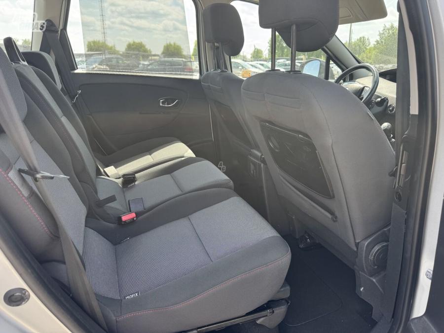 Renault Grand Scenic 2014 Marijampole, ar dzinēja tilpumu 1.50 L un nobraukumu 237 tūkst. km par 4950 €, foto 20 vietnē AUTOMOTO.COM.LV
