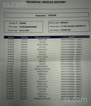 Renault Grand Scenic 2021 in Siauliai, with an engine capacity of 1.30 L and mileage of 137 thousand km for 15699 €, photo 24 on AUTOMOTO.COM.LV
