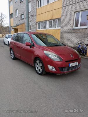 Red Renault Grand Scenic 2010 in Narva, with an engine capacity of 1.90 L and mileage of 0 thousand km for 2700 €, photo  on AUTOMOTO.COM.LV