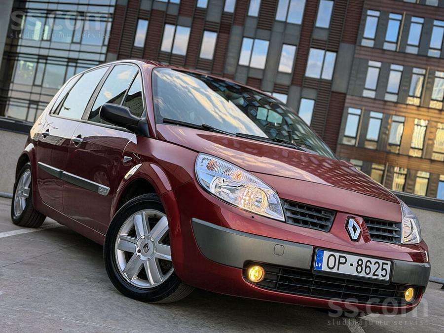 Red Renault Grand Scenic 2007 in Riga, with an engine capacity of 2.00 L and mileage of 243 thousand km for 1790 €, photo 9 on AUTOMOTO.COM.LV