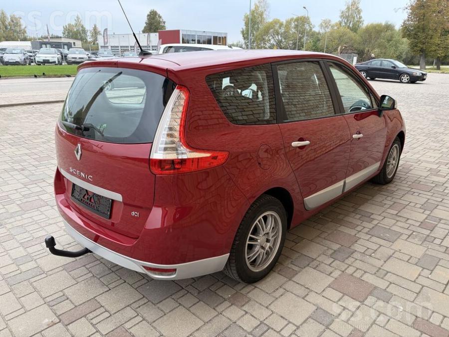 Red Renault Grand Scenic 2010 in Jelgava, with an engine capacity of 1.90 L and mileage of 203 thousand km for 4250 €, photo 3 on AUTOMOTO.COM.LV