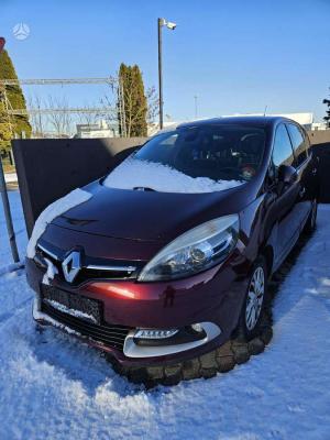Sarkans Renault Grand Scenic 2012 Kauņa, ar dzinēja tilpumu 1.46 L un nobraukumu 239 tūkst. km par 4500 €, foto  vietnē AUTOMOTO.COM.LV