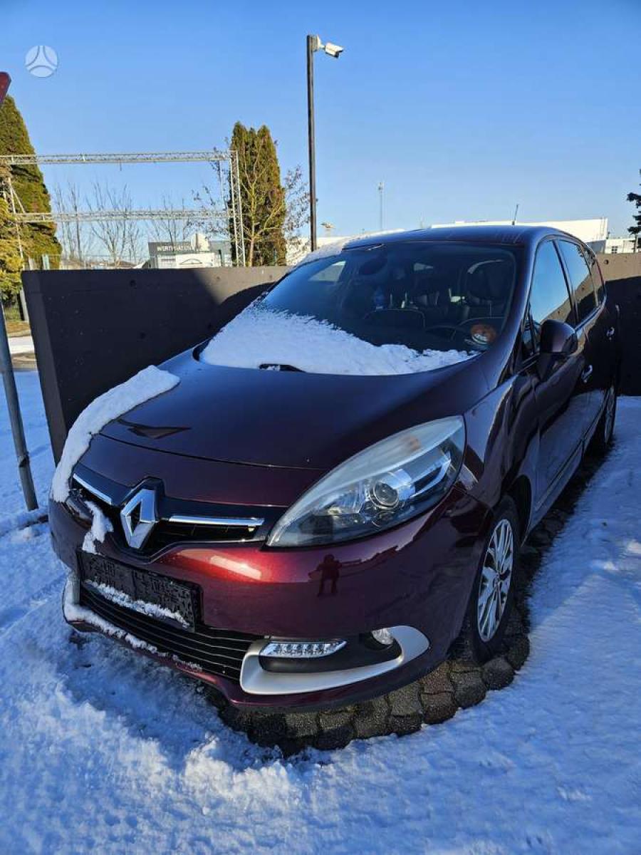 Sarkans Renault Grand Scenic 2012 Kauņa, ar dzinēja tilpumu 1.46 L un nobraukumu 239 tūkst. km par 4500 €, foto 1 vietnē AUTOMOTO.COM.LV
