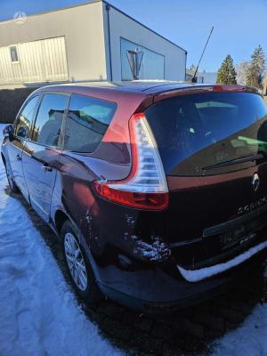 Sarkans Renault Grand Scenic 2012 Kauņa, ar dzinēja tilpumu 1.46 L un nobraukumu 239 tūkst. km par 4500 €, foto 3 vietnē AUTOMOTO.COM.LV