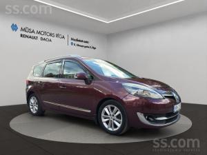 Sarkans Renault Grand Scenic 2013 Rīga, ar dzinēja tilpumu 1.60 L un nobraukumu 260 tūkst. km par 4495 €, foto  vietnē AUTOMOTO.COM.LV