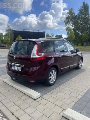 Red Renault Grand Scenic 2014 in Cesis, with an engine capacity of 1.20 L and mileage of 151 thousand km for 5900 €, photo 8 on AUTOMOTO.COM.LV
