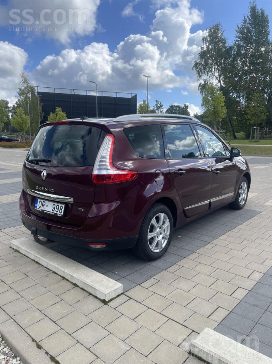 Red Renault Grand Scenic 2014 in Cesis, with an engine capacity of 1.20 L and mileage of 151 thousand km for 5900 €, photo 8 on AUTOMOTO.COM.LV