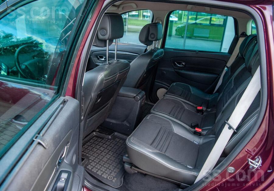 Sarkans Renault Grand Scenic 2014 Cēsis, ar dzinēja tilpumu 1.20 L un nobraukumu 151 tūkst. km par 5900 €, foto 22 vietnē AUTOMOTO.COM.LV