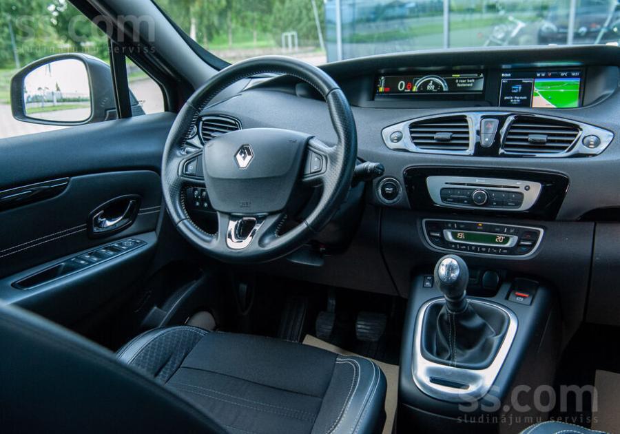Sarkans Renault Grand Scenic 2014 Cēsis, ar dzinēja tilpumu 1.20 L un nobraukumu 151 tūkst. km par 5900 €, foto 25 vietnē AUTOMOTO.COM.LV