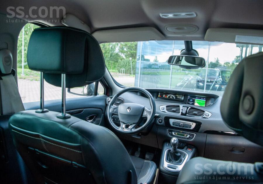 Sarkans Renault Grand Scenic 2014 Cēsis, ar dzinēja tilpumu 1.20 L un nobraukumu 151 tūkst. km par 5900 €, foto 26 vietnē AUTOMOTO.COM.LV