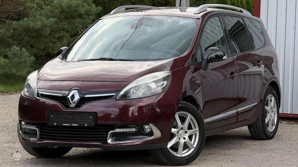 Sarkans Renault Grand Scenic 2014 Ukmergė, ar dzinēja tilpumu 1.20 L un nobraukumu 241 tūkst. km par 3750 €, foto 3 vietnē AUTOMOTO.COM.LV