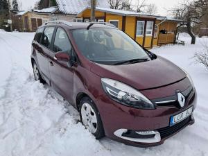 Red Renault Grand Scenic 2015 in Pasvalys, with an engine capacity of 1.46 L and mileage of 202 thousand km for 4950 €, photo  on AUTOMOTO.COM.LV