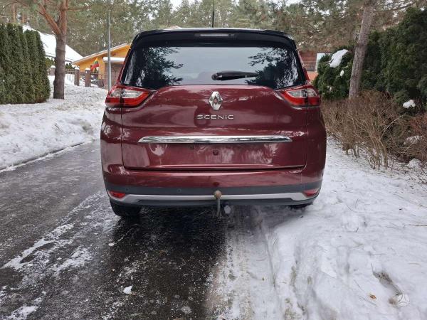 Sarkans Renault Grand Scenic 2017 Viļņa, ar dzinēja tilpumu 1.60 L un nobraukumu 210 tūkst. km par 9600 €, foto 18 vietnē AUTOMOTO.COM.LV