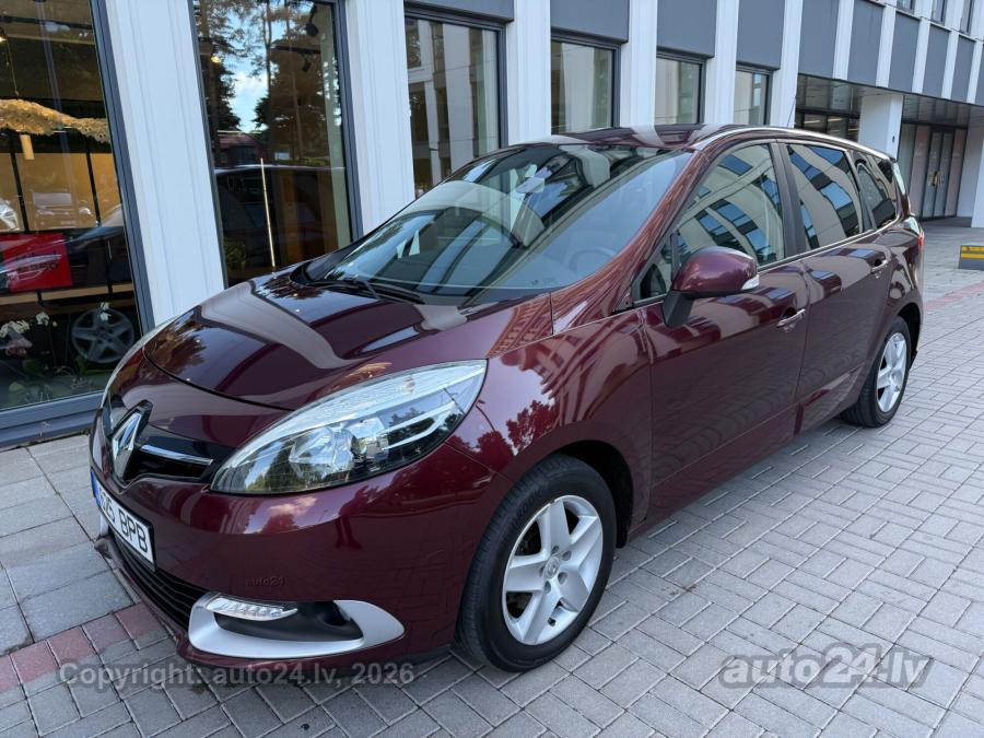 Sarkans Renault Grand Scenic 2015 Tallina, ar dzinēja tilpumu 1.50 L un nobraukumu 161 tūkst. km par 4900 €, foto 1 vietnē AUTOMOTO.COM.LV