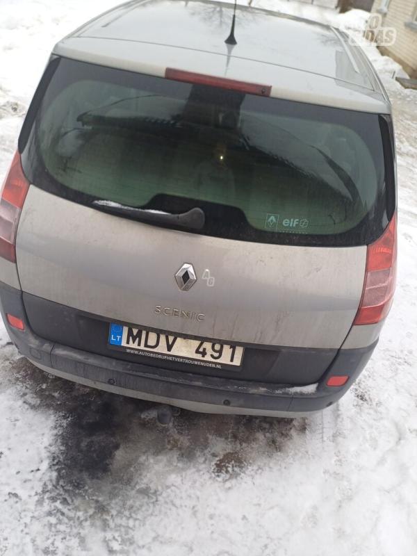 Renault Grand Scenic 2004 Viļņa, ar dzinēja tilpumu 2.00 L un nobraukumu 30 tūkst. km par 850 €, foto 4 vietnē AUTOMOTO.COM.LV