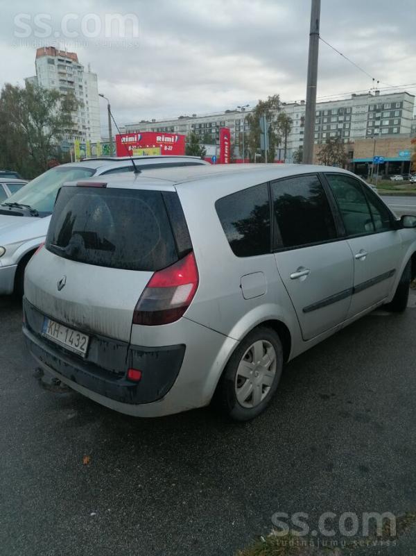 Рено Гранд Сценик 2005 в Рига, объемом двигателя 1.90 л и пробегом 350 тыс. км за 650 €, фото 1 на AUTOMOTO.COM.LV