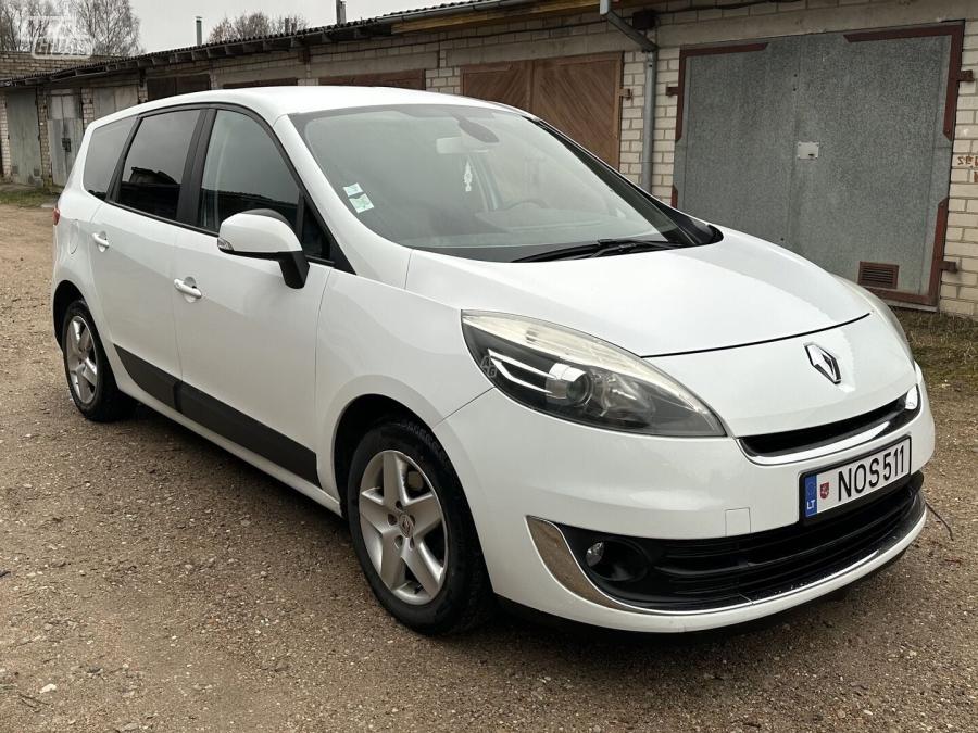 Balts Renault Grand Scenic 2012 Tauragė, ar dzinēja tilpumu 1.50 L un nobraukumu 253 tūkst. km par 4200 €, foto 2 vietnē AUTOMOTO.COM.LV