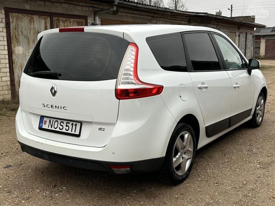Balts Renault Grand Scenic 2012 Tauragė, ar dzinēja tilpumu 1.50 L un nobraukumu 253 tūkst. km par 4200 €, foto 3 vietnē AUTOMOTO.COM.LV