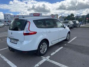 White Renault Grand Scenic 2012 in Vilnius, with an engine capacity of 1.60 L and mileage of 254 thousand km for 2600 €, photo 5 on AUTOMOTO.COM.LV
