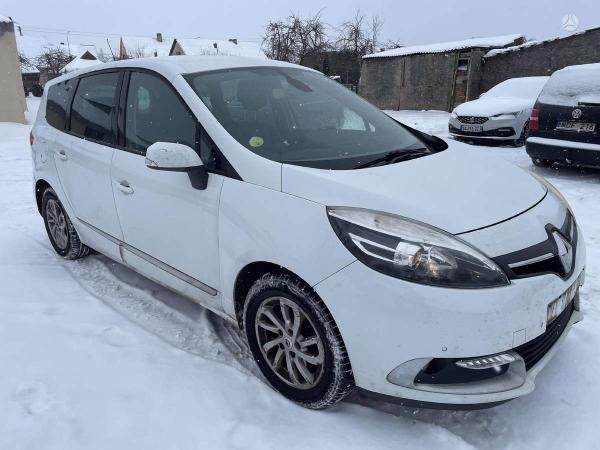 Balts Renault Grand Scenic 2013 Tauragė, ar dzinēja tilpumu 1.46 L un nobraukumu 270 tūkst. km par 3500 €, foto 3 vietnē AUTOMOTO.COM.LV