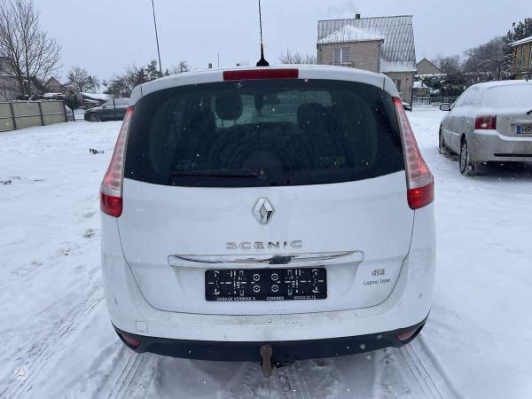 Balts Renault Grand Scenic 2013 Tauragė, ar dzinēja tilpumu 1.46 L un nobraukumu 270 tūkst. km par 3500 €, foto 6 vietnē AUTOMOTO.COM.LV