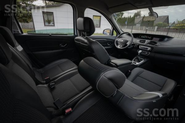 White Renault Grand Scenic 2013 in Jelgava, with an engine capacity of 1.50 L and mileage of 260 thousand km for 4999 €, photo 7 on AUTOMOTO.COM.LV