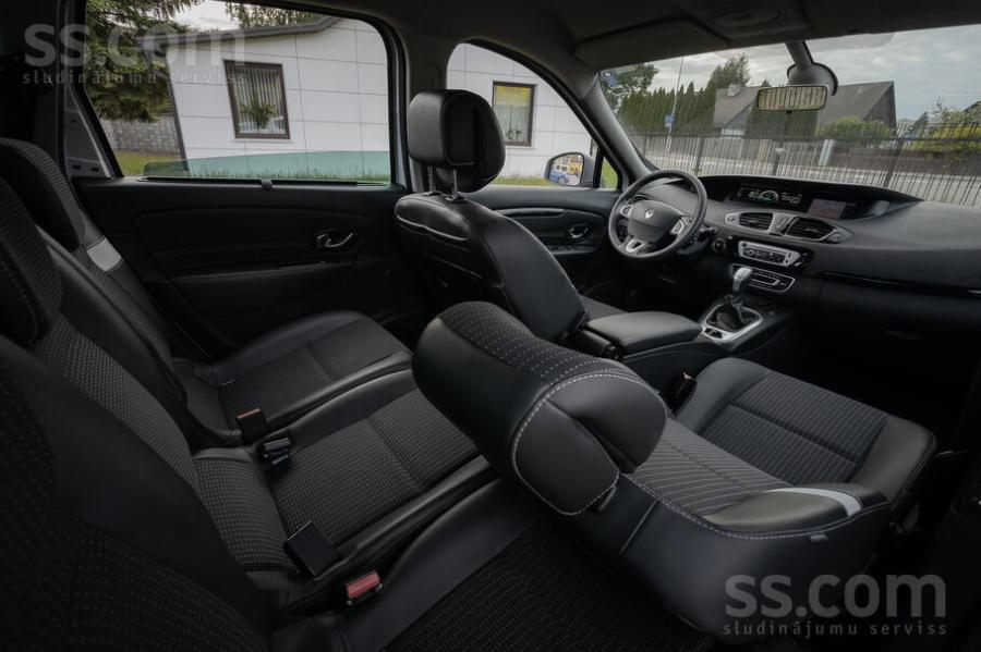 Balts Renault Grand Scenic 2013 Jelgava, ar dzinēja tilpumu 1.50 L un nobraukumu 260 tūkst. km par 4999 €, foto 8 vietnē AUTOMOTO.COM.LV