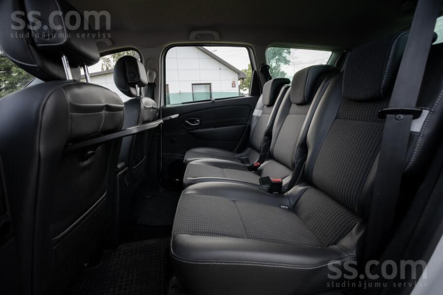Balts Renault Grand Scenic 2013 Jelgava, ar dzinēja tilpumu 1.50 L un nobraukumu 260 tūkst. km par 4999 €, foto 14 vietnē AUTOMOTO.COM.LV