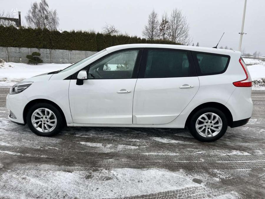Balts Renault Grand Scenic 2014 Tauragė, ar dzinēja tilpumu 1.46 L un nobraukumu 263 tūkst. km par 4100 €, foto 6 vietnē AUTOMOTO.COM.LV