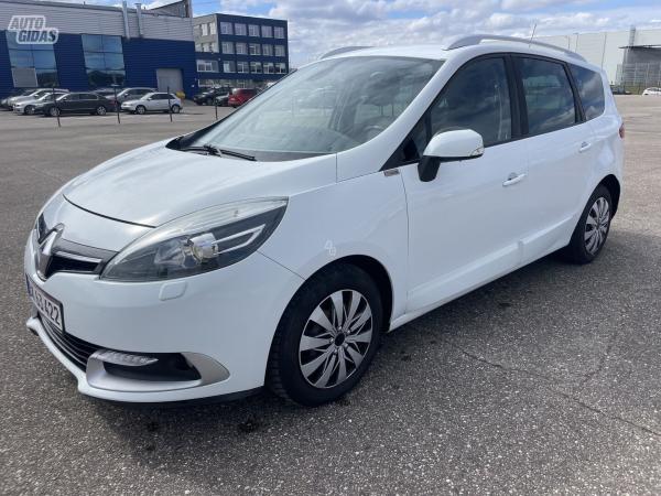 Balts Renault Grand Scenic 2014 Kauņa, ar dzinēja tilpumu 1.60 L un nobraukumu 320 tūkst. km par 4450 €, foto 1 vietnē AUTOMOTO.COM.LV