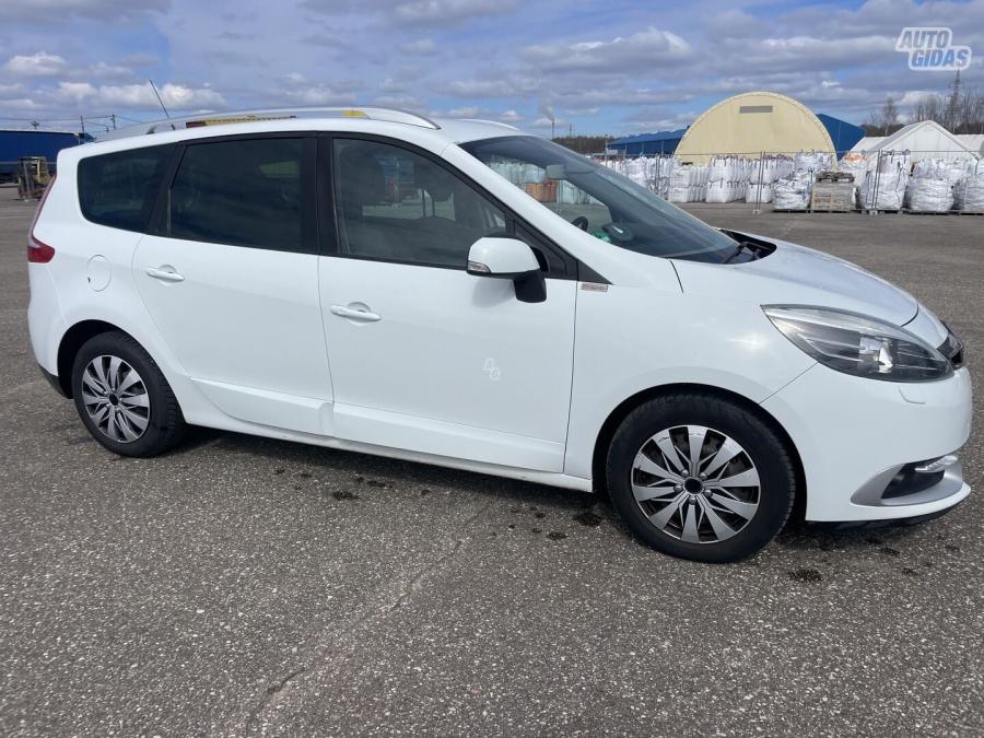 Balts Renault Grand Scenic 2014 Kauņa, ar dzinēja tilpumu 1.60 L un nobraukumu 320 tūkst. km par 4450 €, foto 6 vietnē AUTOMOTO.COM.LV