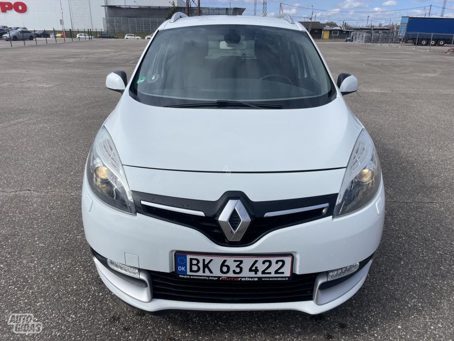 Balts Renault Grand Scenic 2014 Kauņa, ar dzinēja tilpumu 1.60 L un nobraukumu 320 tūkst. km par 4450 €, foto 7 vietnē AUTOMOTO.COM.LV