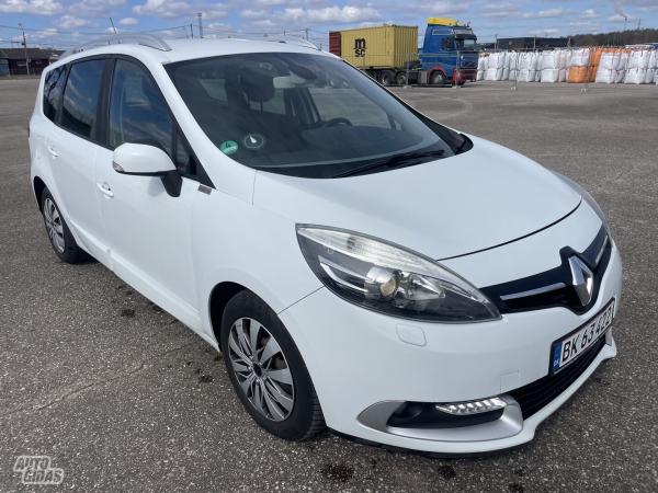 Balts Renault Grand Scenic 2014 Kauņa, ar dzinēja tilpumu 1.60 L un nobraukumu 320 tūkst. km par 4450 €, foto 7 vietnē AUTOMOTO.COM.LV