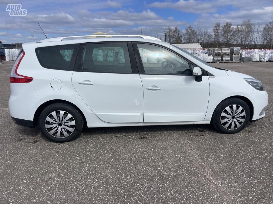 Balts Renault Grand Scenic 2014 Kauņa, ar dzinēja tilpumu 1.60 L un nobraukumu 320 tūkst. km par 4450 €, foto 9 vietnē AUTOMOTO.COM.LV