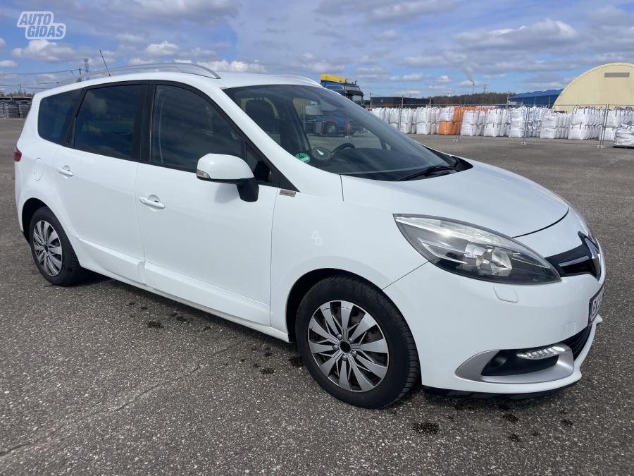 Balts Renault Grand Scenic 2014 Kauņa, ar dzinēja tilpumu 1.60 L un nobraukumu 320 tūkst. km par 4450 €, foto 14 vietnē AUTOMOTO.COM.LV