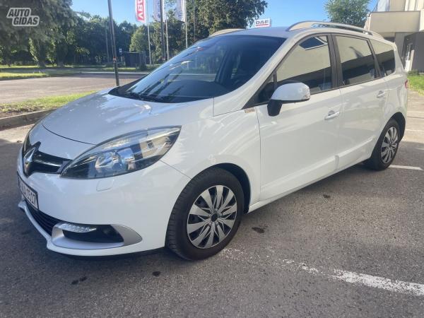 White Renault Grand Scenic 2014 in Kaunas, with an engine capacity of 1.60 L and mileage of 330 thousand km for 4300 €, photo 1 on AUTOMOTO.COM.LV