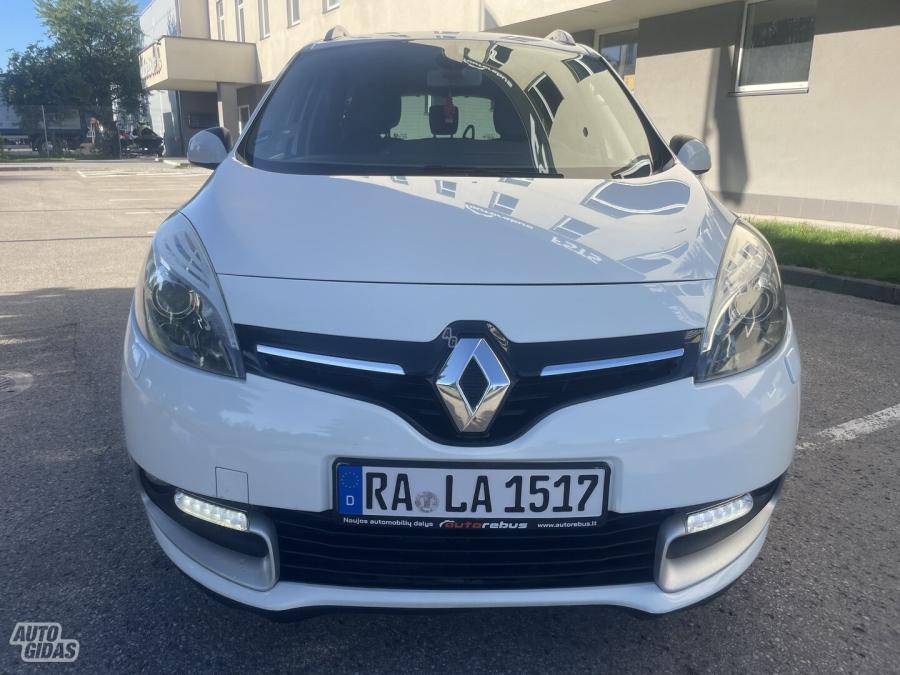 White Renault Grand Scenic 2014 in Kaunas, with an engine capacity of 1.60 L and mileage of 330 thousand km for 4300 €, photo 6 on AUTOMOTO.COM.LV