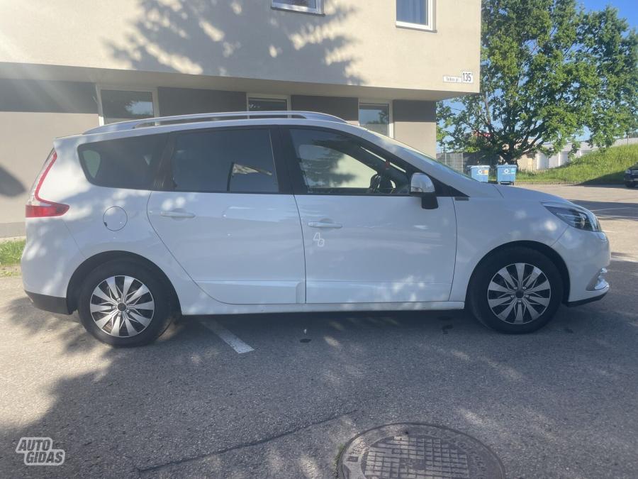 White Renault Grand Scenic 2014 in Kaunas, with an engine capacity of 1.60 L and mileage of 330 thousand km for 4300 €, photo 7 on AUTOMOTO.COM.LV