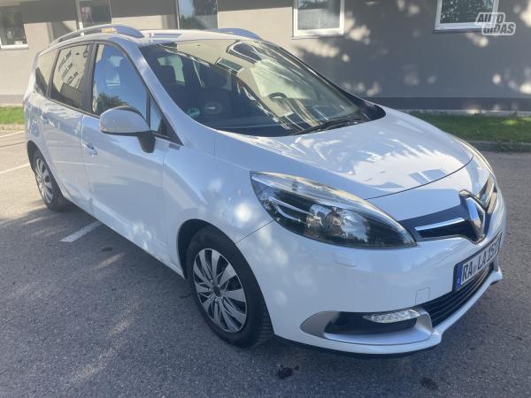 Balts Renault Grand Scenic 2014 Kauņa, ar dzinēja tilpumu 1.60 L un nobraukumu 330 tūkst. km par 4300 €, foto 9 vietnē AUTOMOTO.COM.LV