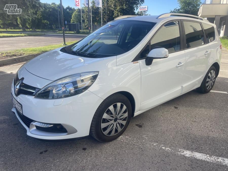 White Renault Grand Scenic 2014 in Kaunas, with an engine capacity of 1.60 L and mileage of 330 thousand km for 4300 €, photo 13 on AUTOMOTO.COM.LV