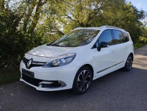 White Renault Grand Scenic 2015 in Kaunas, with an engine capacity of 1.60 L and mileage of 240 thousand km for 4950 €, photo  on AUTOMOTO.COM.LV