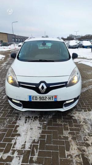 Balts Renault Grand Scenic 2016 Tauragė, ar dzinēja tilpumu 1.60 L un nobraukumu 280 tūkst. km par 4200 €, foto  vietnē AUTOMOTO.COM.LV