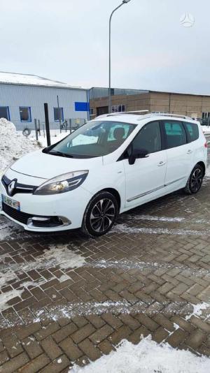 Balts Renault Grand Scenic 2016 Tauragė, ar dzinēja tilpumu 1.60 L un nobraukumu 280 tūkst. km par 4200 €, foto 3 vietnē AUTOMOTO.COM.LV