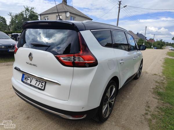 White Renault Grand Scenic 2017 in Telschi, with an engine capacity of 1.20 L and mileage of 176 thousand km for 6800 €, photo 5 on AUTOMOTO.COM.LV