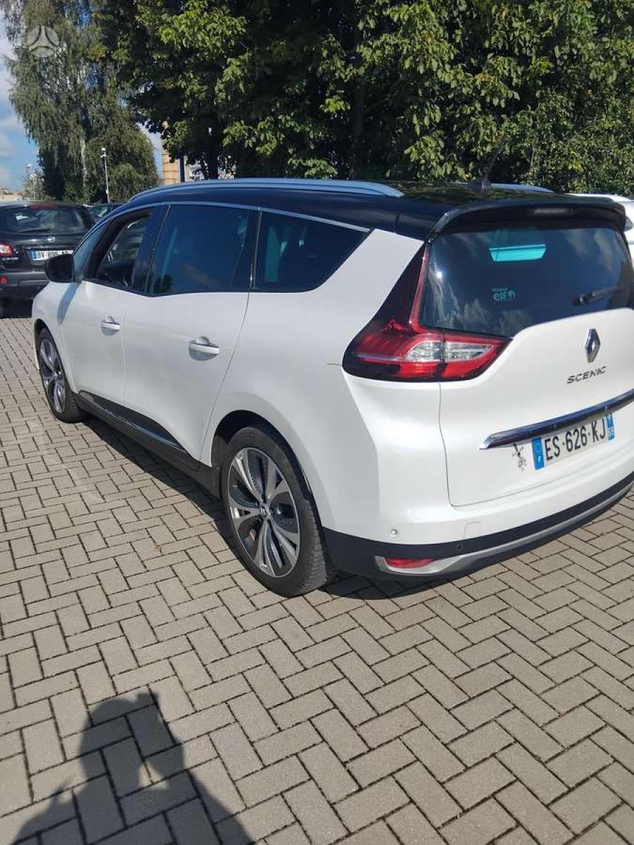 Balts Renault Grand Scenic 2017 Tauragė, ar dzinēja tilpumu 1.60 L un nobraukumu 218 tūkst. km par 7450 €, foto 5 vietnē AUTOMOTO.COM.LV